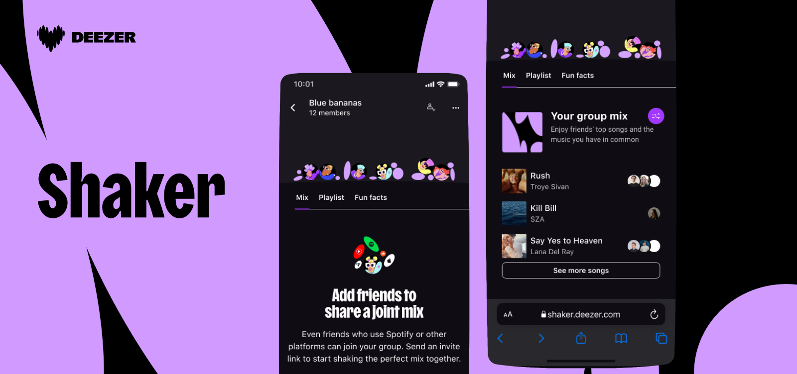 Deezer introduces Shaker to connect friends on different music apps - Deezer Newsroom