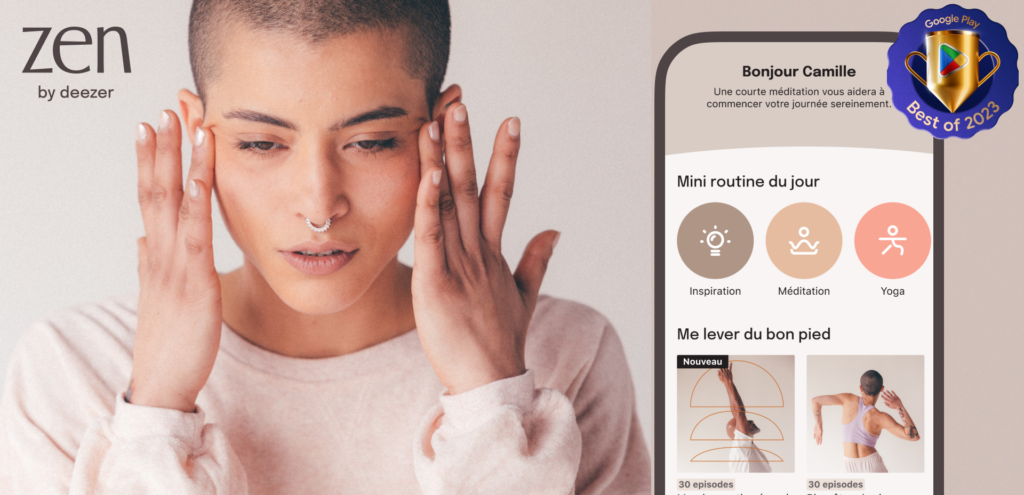 Zen by Deezer wins the "Google Play Best of 2023 Award" in the Personal ...