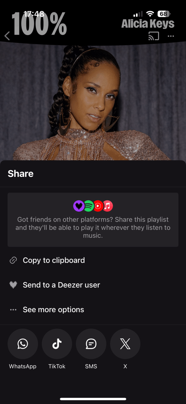 Deezer makes it possible to share playlists with friends on other ...