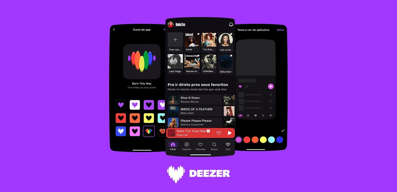 Deezer apresenta novos recursos de personalização de visual e layout do ...
